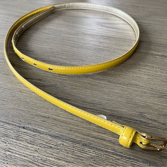 Target | Accessories | Target Belt Rich Yellow With Silver Metallic ...